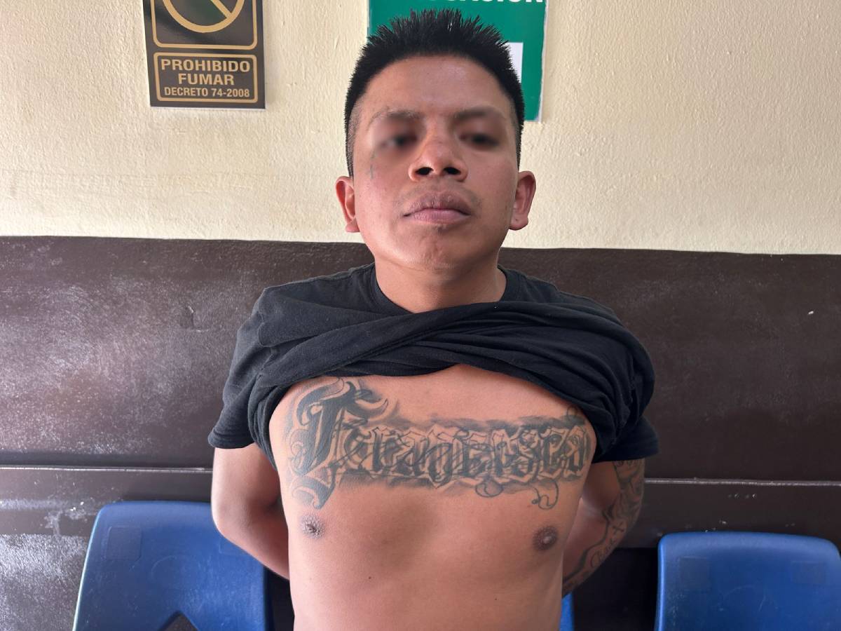 Capturan a alias “Seventy Demon” supuesto sicario de la Mara Salvatrucha