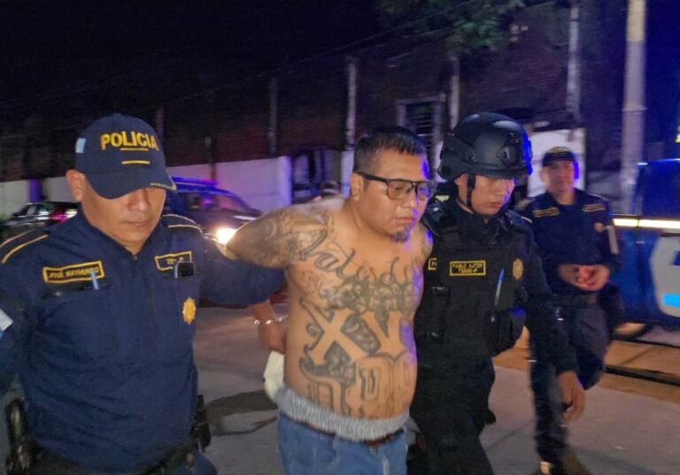 Recapturan a "El Brown", líder del barrio 18 fugado de Fraijanes II