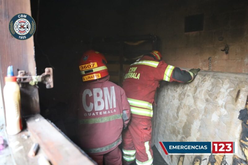 Incendio estructural en zona 3