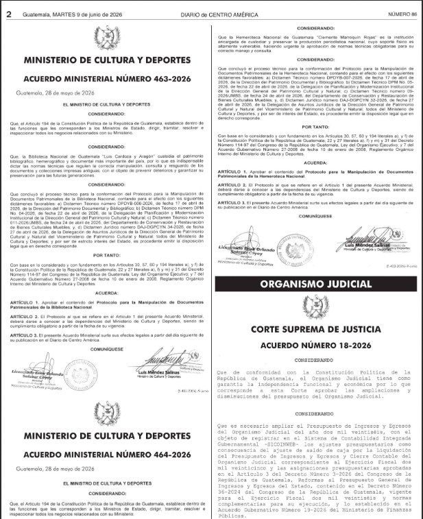 Ministerio de Cultura aprueba protocolos para resguardar documentos ...