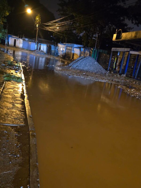 Fuertes lluvias causan caída de árboles, deslizamientos e inundaciones