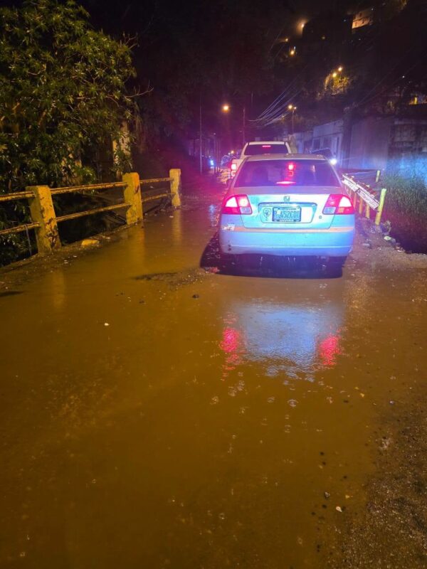 Fuertes lluvias causan caída de árboles, deslizamientos e inundaciones